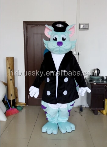 Custom Blue Cat Mascot Costume - Buy Custom Cat Mascot Costume,Blue Cat ...