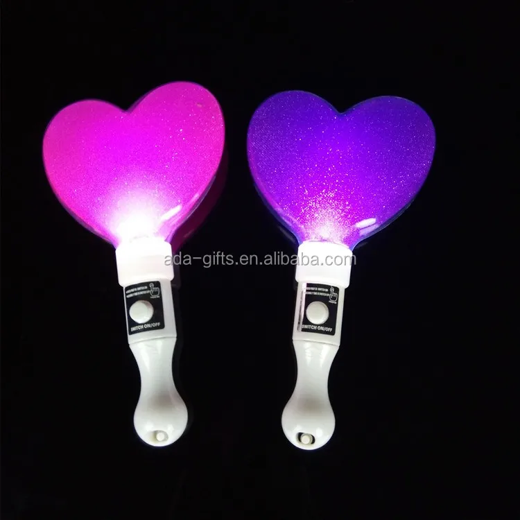 Colorful Heart Shape Led Light Stick Superstar Concert Led Flashing ...