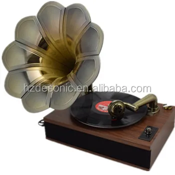 Vintage Big Trumpet The Phonograph Turntable Record Player Combo For ...