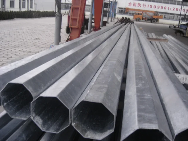 10m Hot Dip Galvanized Octagonal Steel Pole for Gardens