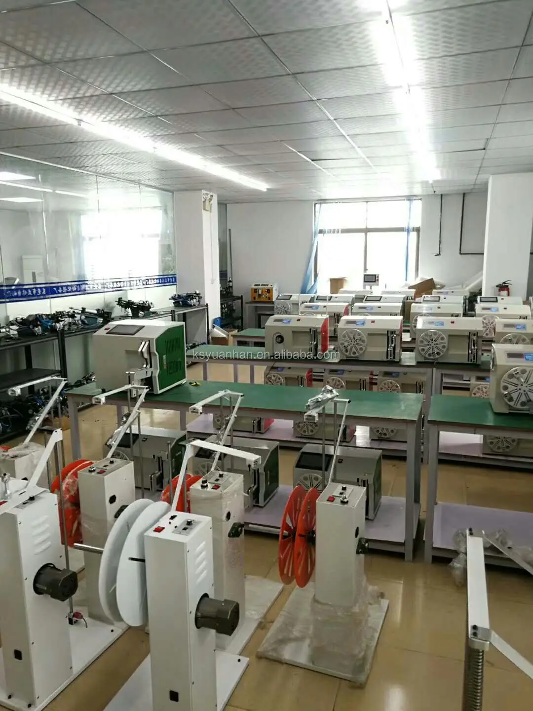 Automatic Length Count Wire Rewinding Cutting Spooler Machine For Wire ...