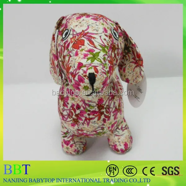 Oem Stuffed Organic Cotton Custom Floral Fabric Handmade Dog Toy For oem-stuffed-organic-cotton-custom-floral-fabric-handmade-dog-toy-for