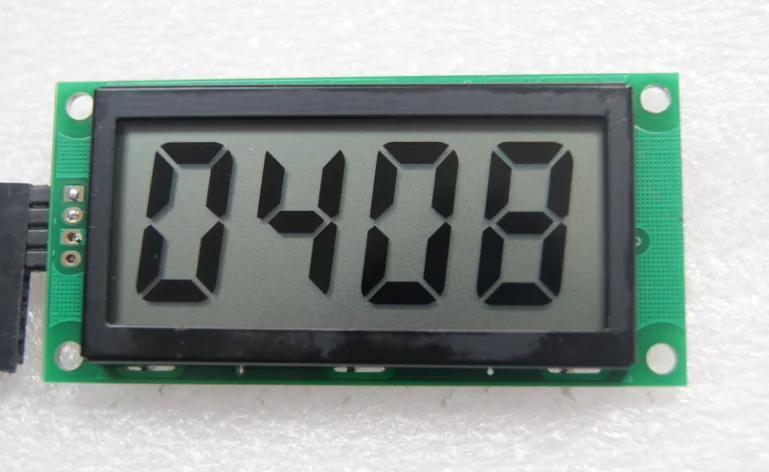 4 Digit Monochrome Display Lcd Sms0408 - Buy Monochrome Display Lcd,4 ...