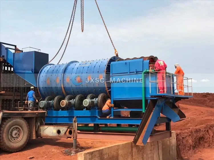 High Efficiency Big Capacity Gold Trommel Recovery Plant Placer Gold ...