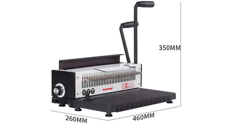 RAYSON TD-1500B34 Double Wire Binder - Efficient Punching