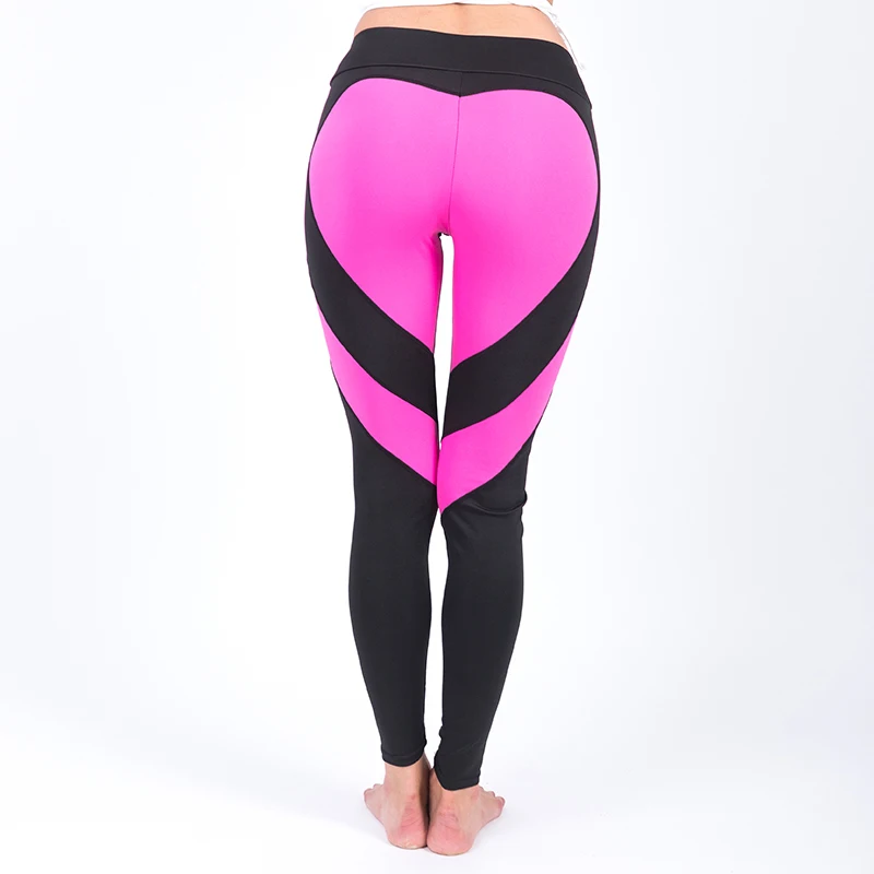 Unique Love Heart Shape Leggings Fitness Tight Yoga Pants No Panties ...