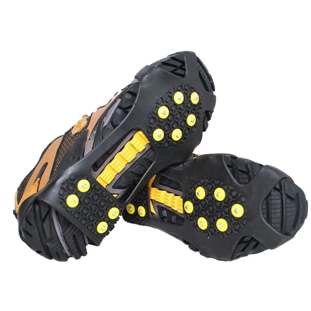 Anti-slip Silicone Rubber Snow Shoe Cover Magic Spikes Non-slip Ice ...