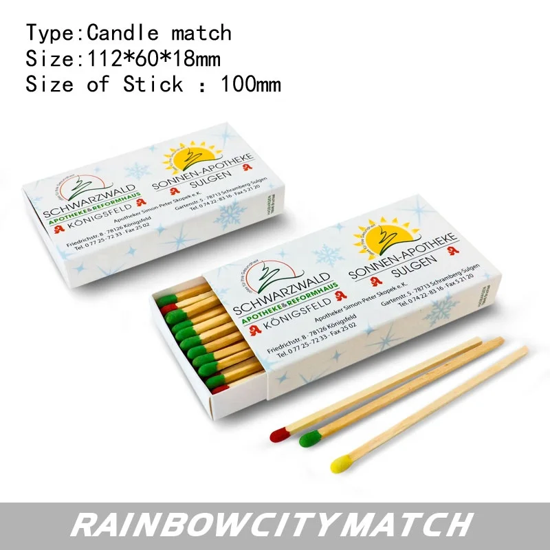 Small Box Match Long Match Size Color Candle Use Matches Custom Match ...