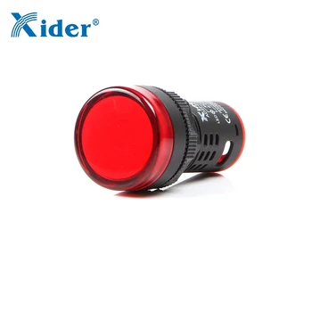 Ad22-22ds 22mm Led Indicator Light Red 220v/240v/12v/24v Red - Buy 22mm ...