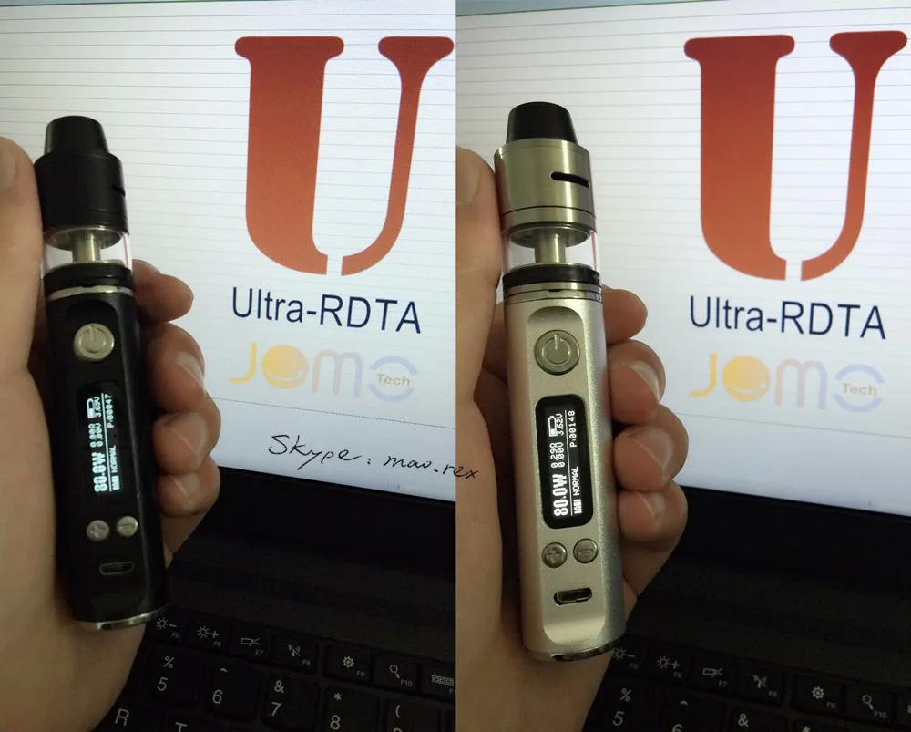 Jomotech New Arrival 80w Tc Box Mod With Rdta 2016 Velocity Rdta Ultra ...