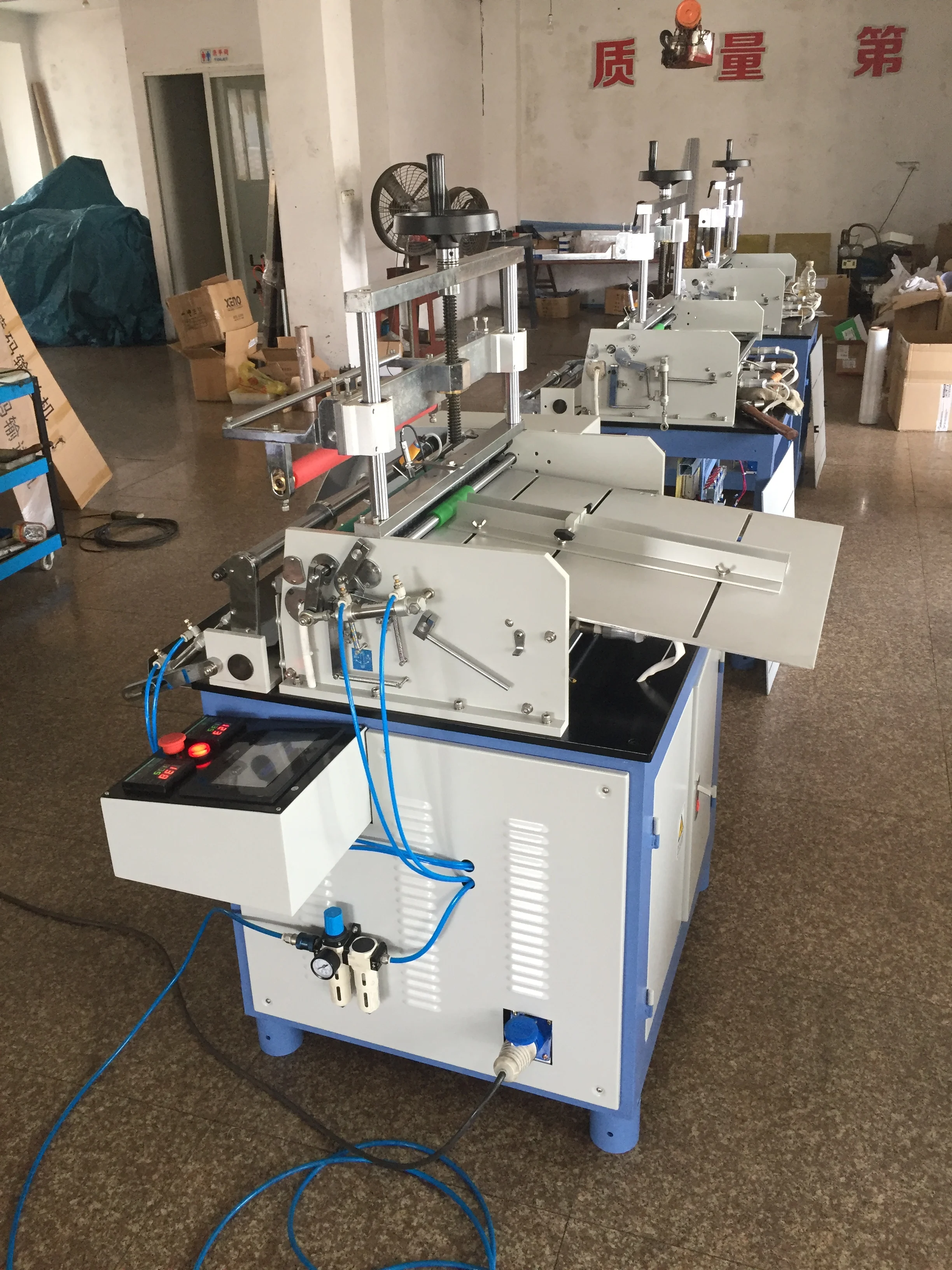 Paper Cardboard Core Labeling Machine Fully Automatic Hot Melt Paper ...