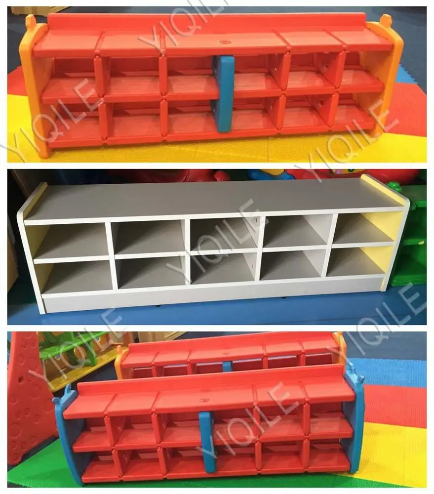 Colorful Plastic Storage Shoe Cubbies Rack For Kindergarten - Buy Shoe ...