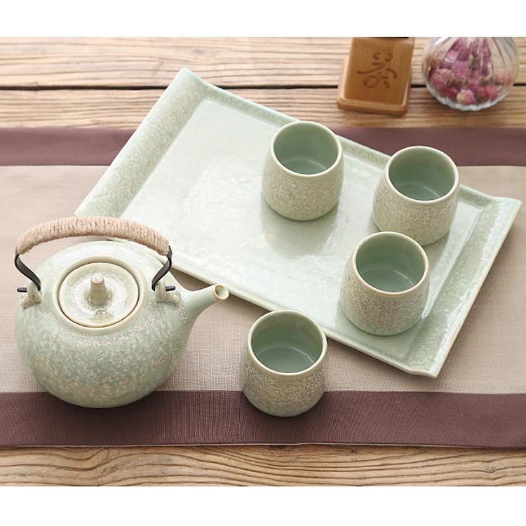 Chinese Style Ceramic Coffee Tea Cups Sets With Teapot And Tray - Buy ...