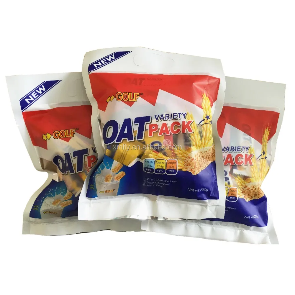 200g Bag Packed Oatmeal Choco Biscuit,Cereal Oat Milk Chocolate Candy ...