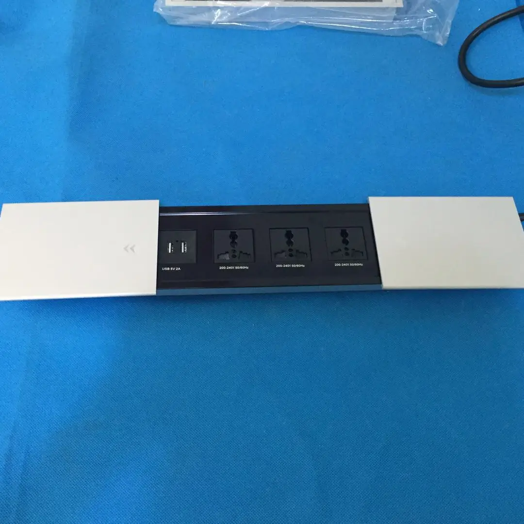 Universal Plug Sliding Open Desktop Power Socket With Usb Port ...