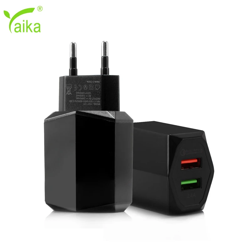 Wholesale High Quality Travel Dual Usb Socket Fast Charging 18w Qc3.0 ...