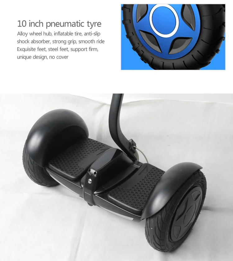 10inch Big Tire Handle Self Balancing Hoverboard/smart Overboard With ...