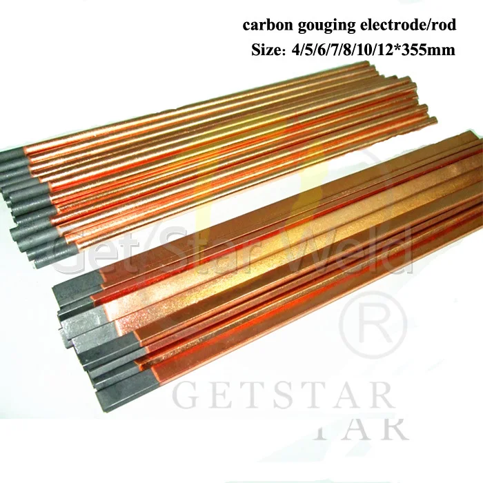 Coated Carbon Gouging Electrode/rod/welding Carbon Gouging Electrode ...