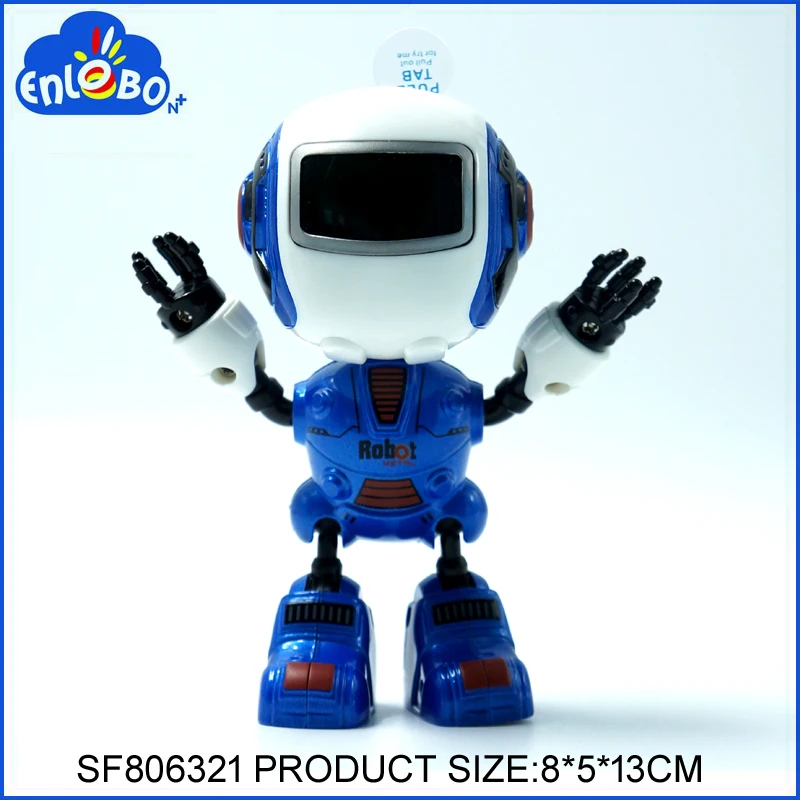 Newest Intelligent Mini Battery Operated Metal Robot Model Toy With ...