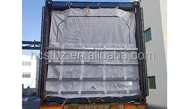 China Manufacturer 20FT/40HQ PP Woven Inner Dry Bulk Container Liner ...