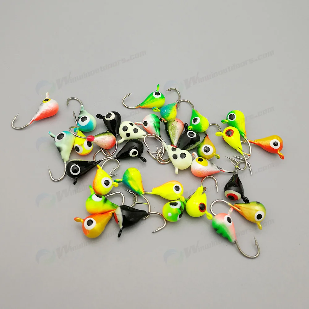 High Quality Tungsten Ice Jigs for Environmental Fishing