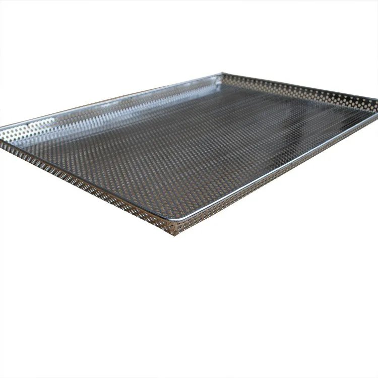 600*400mm Stainless Steel Perforated Metal Mesh Bakery Freezer Tray ...