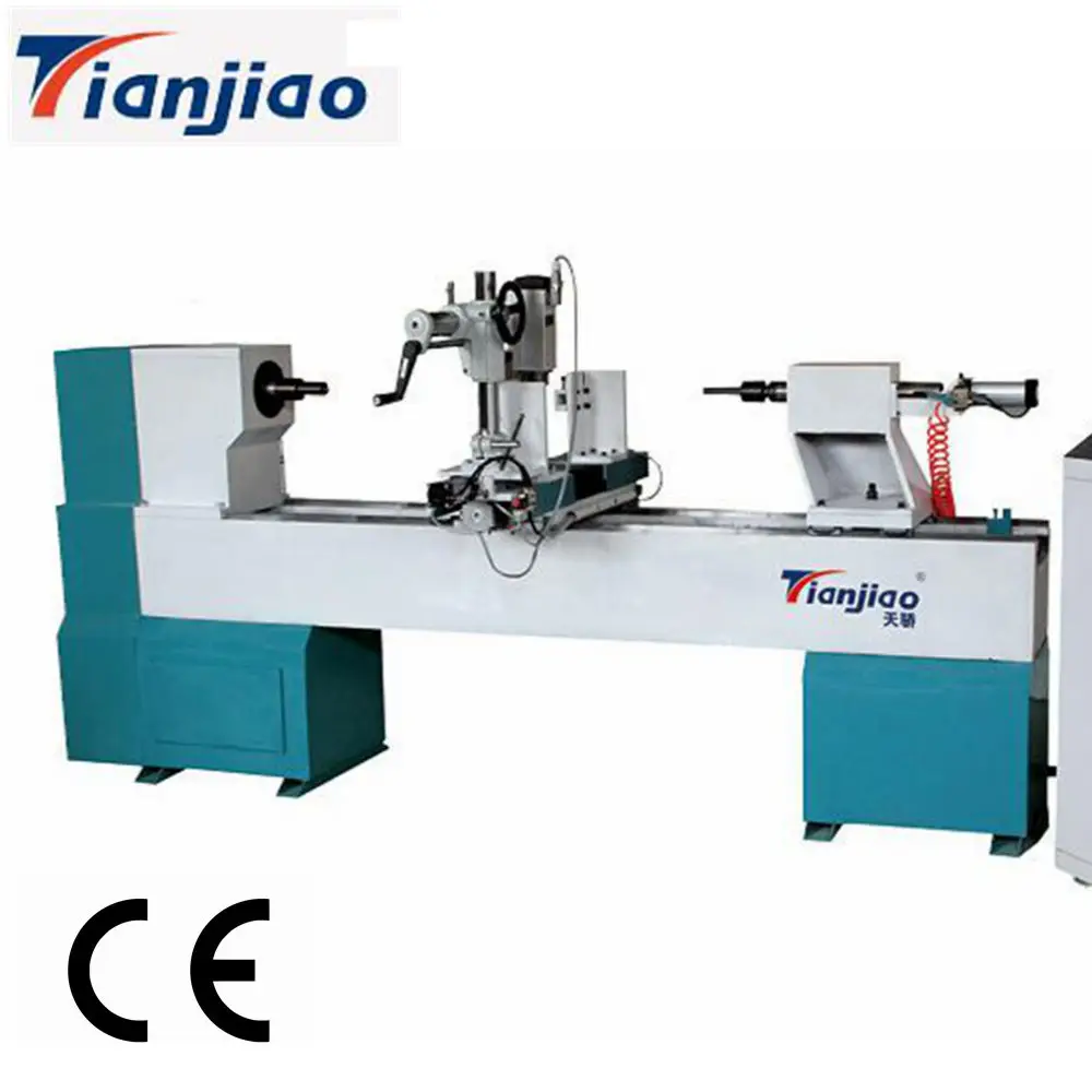 Automatic Cnc Wood Copy Lathe Wood Working Turning Lathe For Railing ...