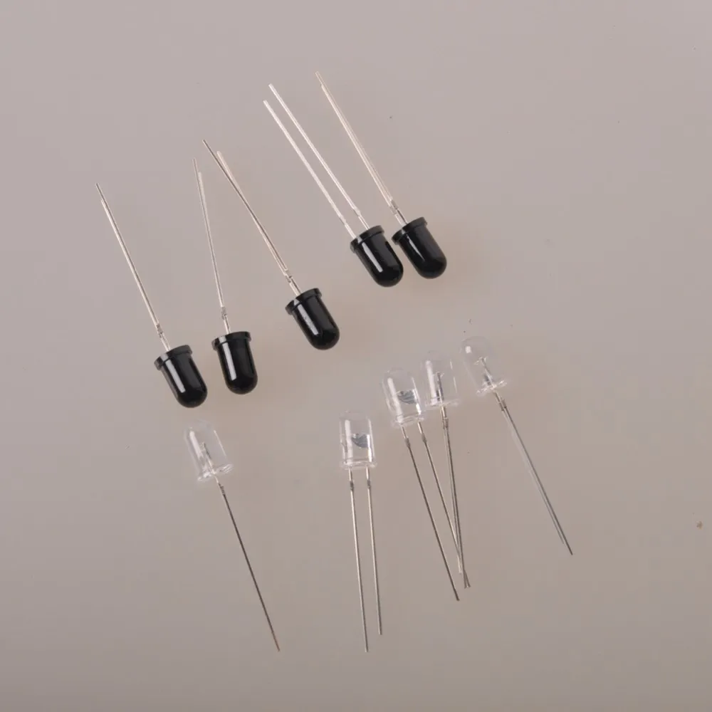 10x Infrared Receiver 5mm Transmitting Tube Transmit Emitting Diodes Ir ...