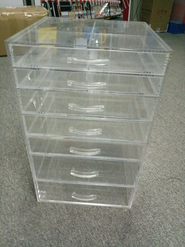Wholesale Personalized Clear Acrylic Compartment Storage Box - Buy ...