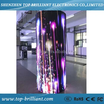 Roll Up Flexible/soft Stage Led Screen For Concert,Led Curtain Screen ...