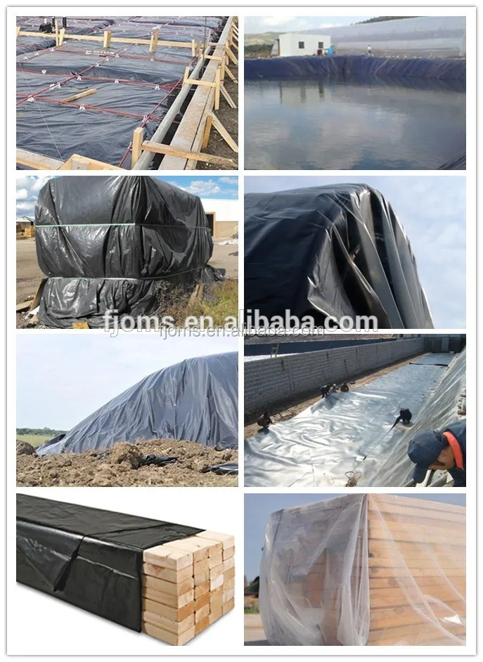 1000 Gauge Thick Black Plastic Polyethylene Sheeting Rolls