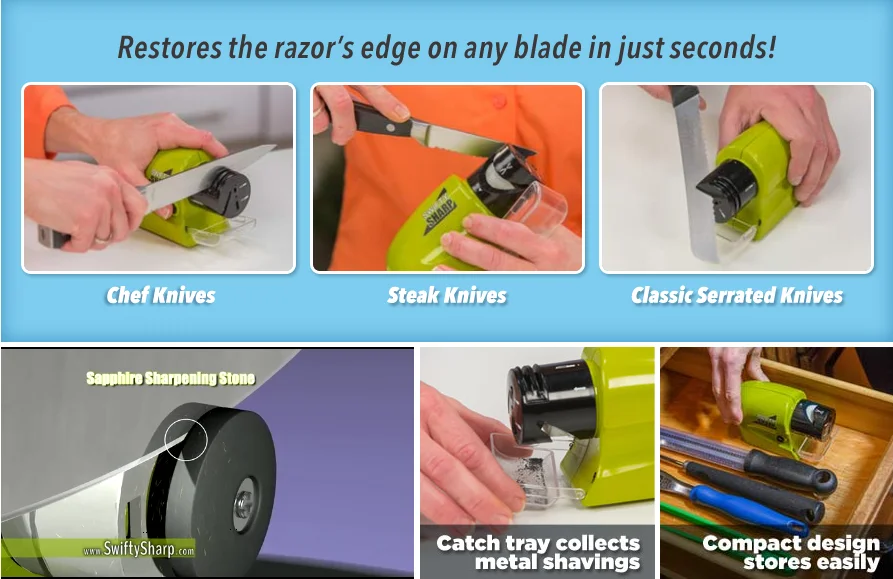 Buy swifty automatic knife sharpener Online @ ₹425 from ShopClues