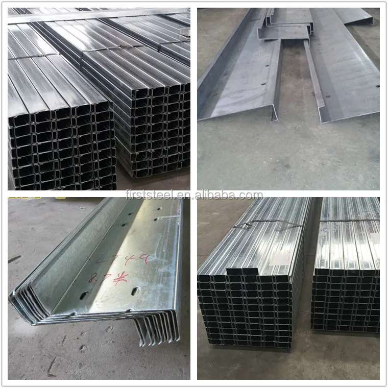 Mild Steel Galvanized Light Gauge Slotted Steel Bending C Channel Sizes ...