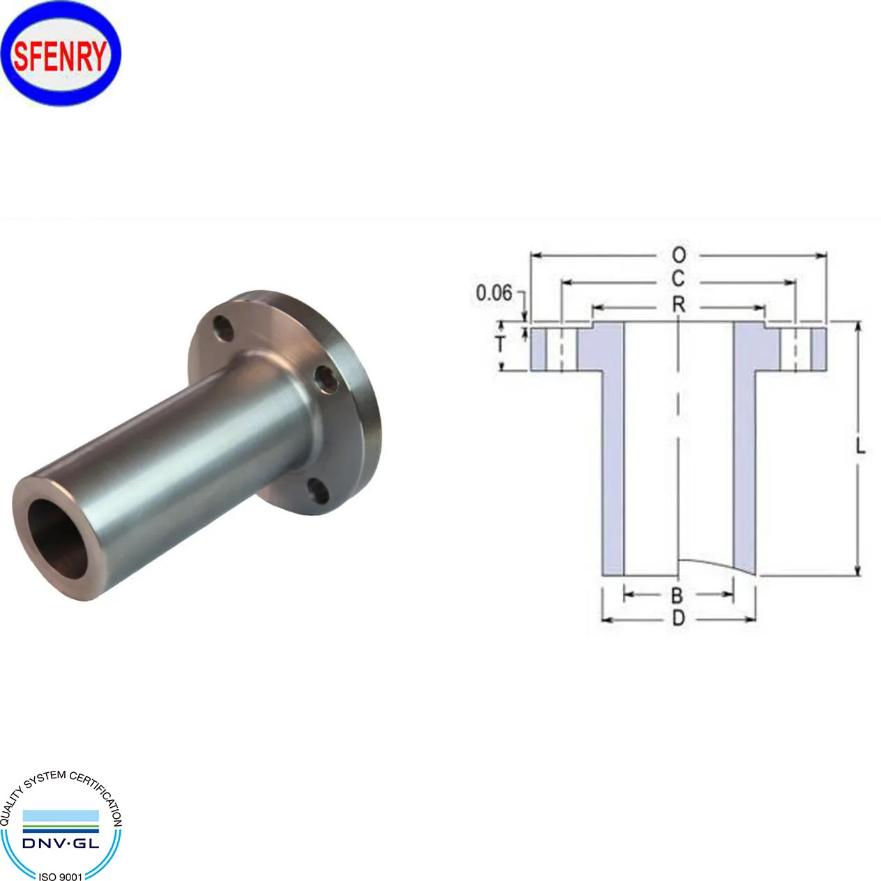 Fenry Asme B16.5 Class 150 Rf Lwn Flange - Buy Standard Ansi B16.5 ...