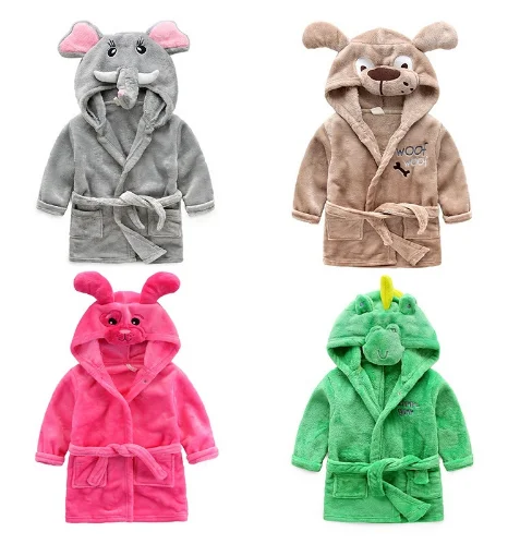Kids Bathrobes Animal Design Animal Bathrobes Animal Baby Bathrobe ...