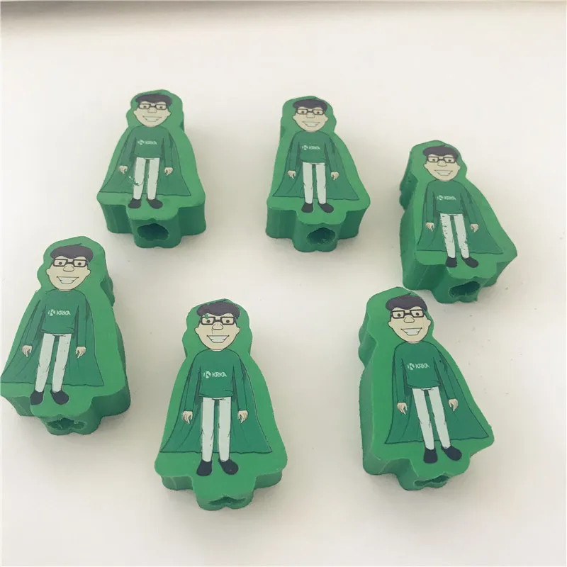 Customized 3d Super Man Printing Eraser,3d Shape Eraser - Buy 3d Shape ...