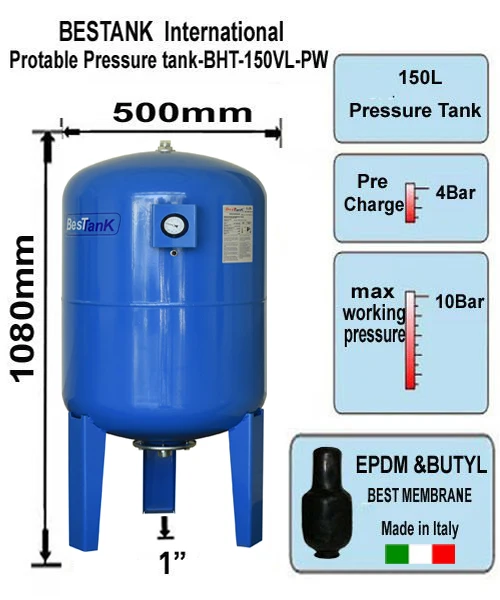 BESTANK Water Pressure Vessel - Efficient Storage Solutions