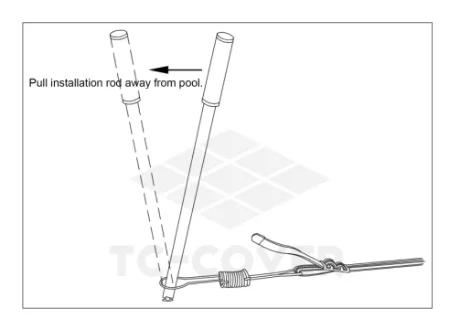 Swimming Pool PP Mesh Safety Cover - Installation Tools