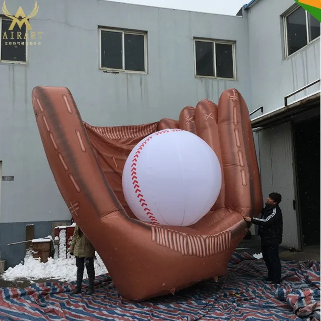 Giant Inflatable Baseball Bat and Glove - Perfect for Events