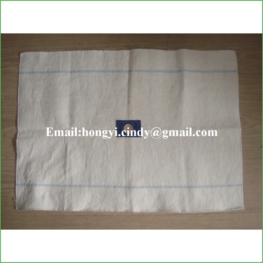 Bleached White Color 100% Recycled Cotton Floor Cloth With Buttonhole ...