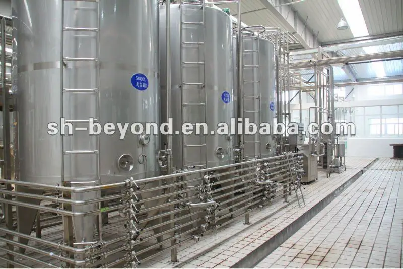 New Full-Automatic Dairy Processing Plant for Milk, Yogurt, Ice Cream ...