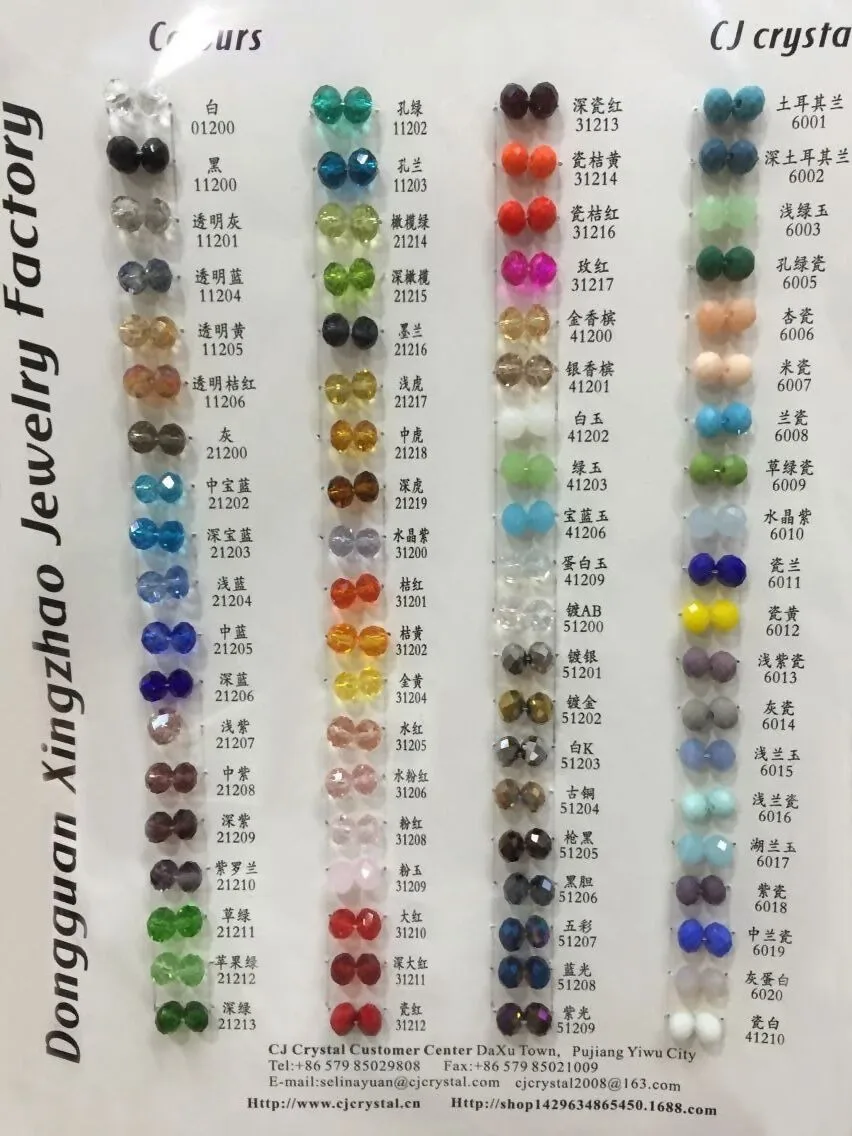 Wholesale Rondelle Crystal Beads for Jewelry Making