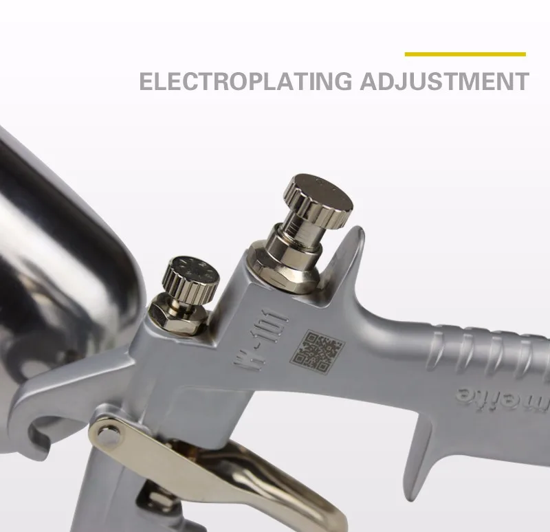 Meite W-101-s Spray Gun Electroplating Aluminum Body High Atomizing ...