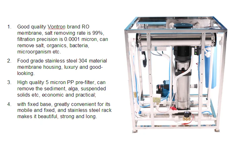 100l/h Well Water Treatment Portable Ro Desalination Machine,Mobile ...