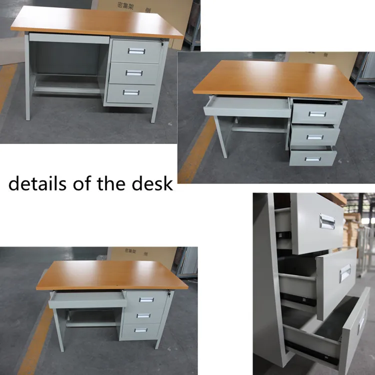 Simple Design Metal Office Table/steel Computer Desk - Buy Office Table ...
