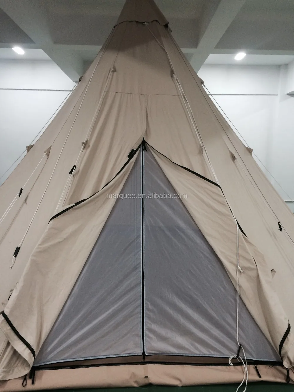 5m Round Tipi Outdoor Tent Teepee Tent 100%cotton Canvas Tent Outdoors ...