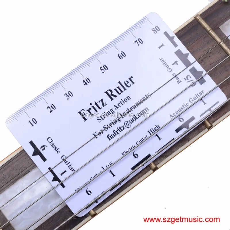 Guitar String Pitch Ruler Fritz Ruler For Acoustic Bass Electric 5pc ...