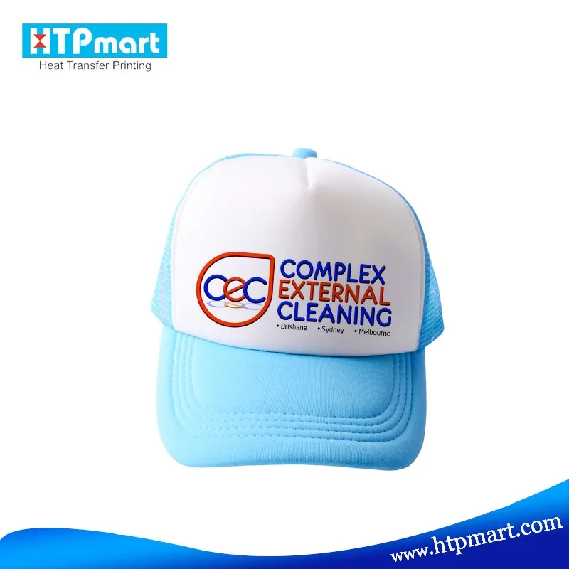 Colorful Sublimation Sponge Polyester Sports Cap For Custom Printing ...