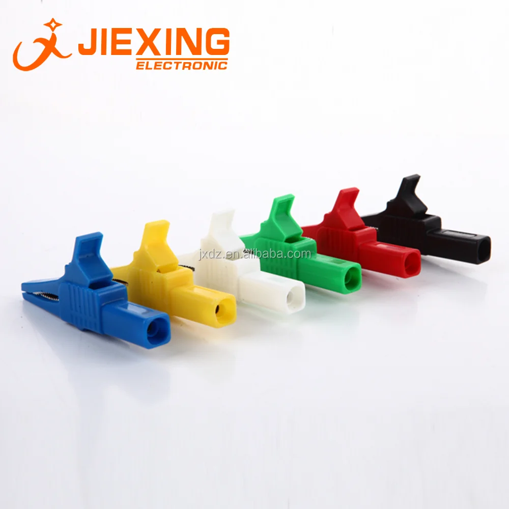 Alligator Clip 4mm Jack Test Clip Safety Crocodile Clip Insulate 1kv ...