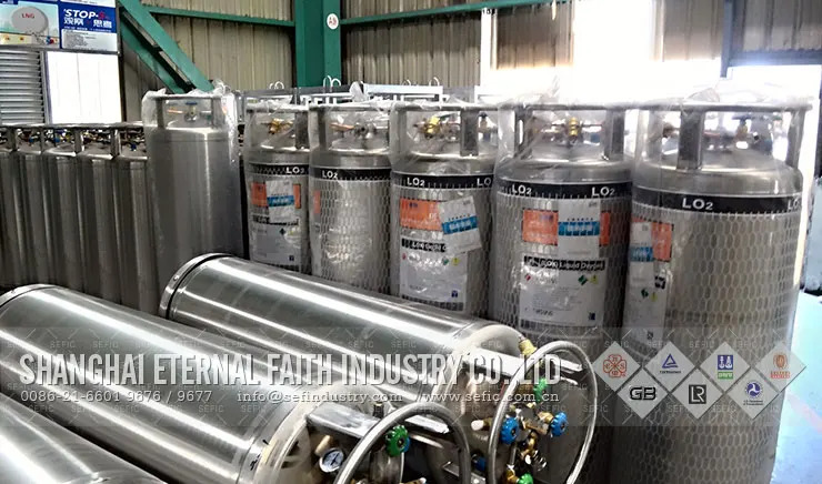 Large Production Industrial Gas Lox/lin/lar Dewar Cryogenic Liquid ...